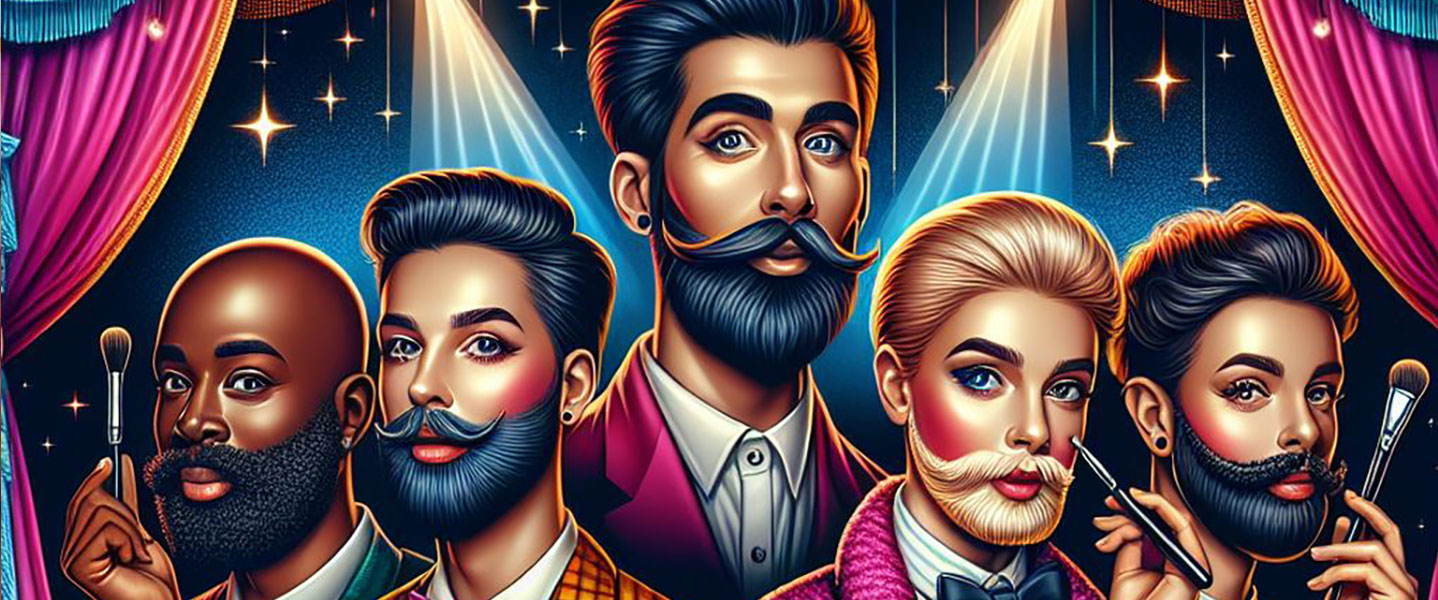 Theatrical Stage Beards and Moustaches – Hair & Beauty Corp Limited